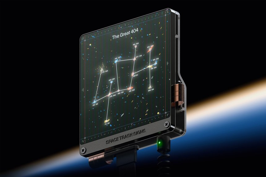 Space Trash Signs | Serviceplan Germany | Privateer | D&AD Awards 2025 Pencil Winner | Data ...