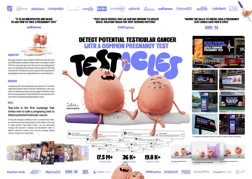 Test-Icles | Ogilvy Mexico | Fundación de Alba | D&AD Awards 2025 ...