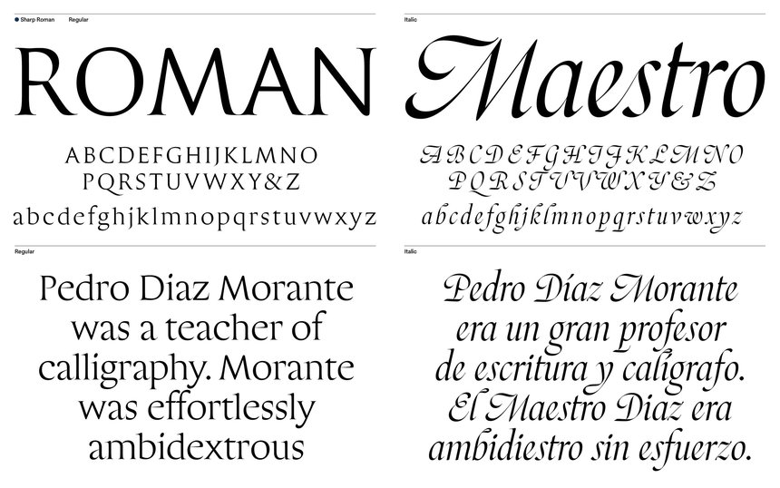 Sharp Roman | Sharp Type | Sharp Type | D&AD Awards 2025 Shortlist ...