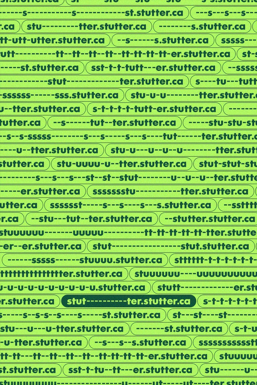 stutter.ca | john st. | Canadian Stuttering Association | D&AD Awards ...