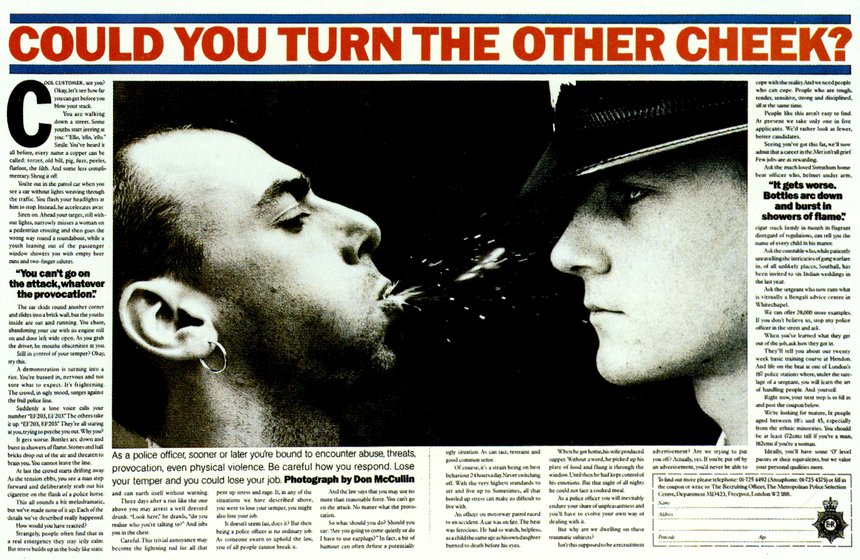 Metropolitan Police | Metropolitan Police | D&AD Awards 1989 Pencil ...