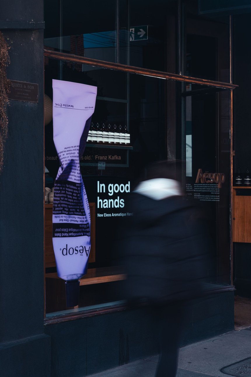 Other Matter Non-Vinyl Signage Film | Other Matter | Aesop | D&AD ...