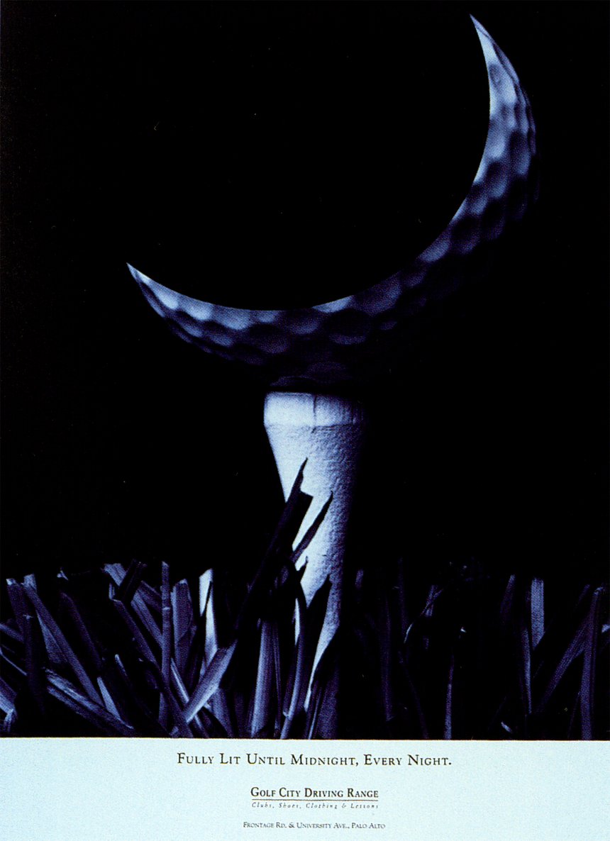 Golf Ball Moon | Golf City Driving Range | D&AD Awards 1995 Pencil ...