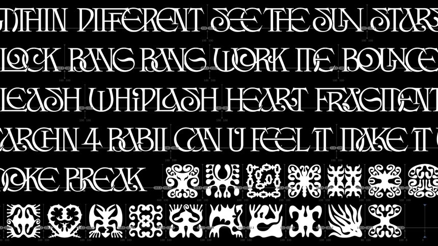 Heavee - Unleash: Lettering | Plusminus Studio | Hyperdub | D&AD Awards 2025 Pencil Winner ...