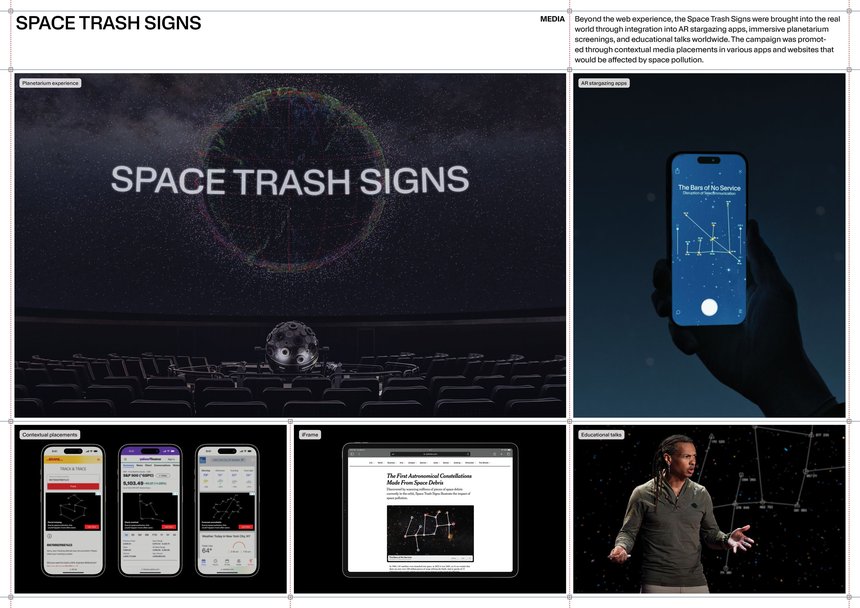 Space Trash Signs | Serviceplan Germany | Privateer Space | D&AD Awards 2025 Pencil Winner ...