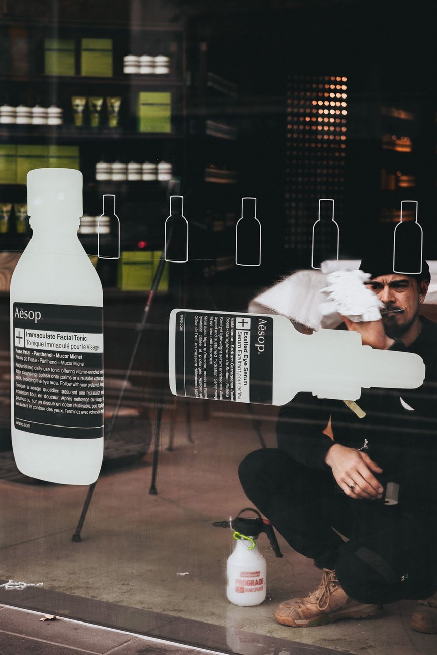 Other Matter Non-Vinyl Signage Film | Other Matter | Aesop | D&AD ...