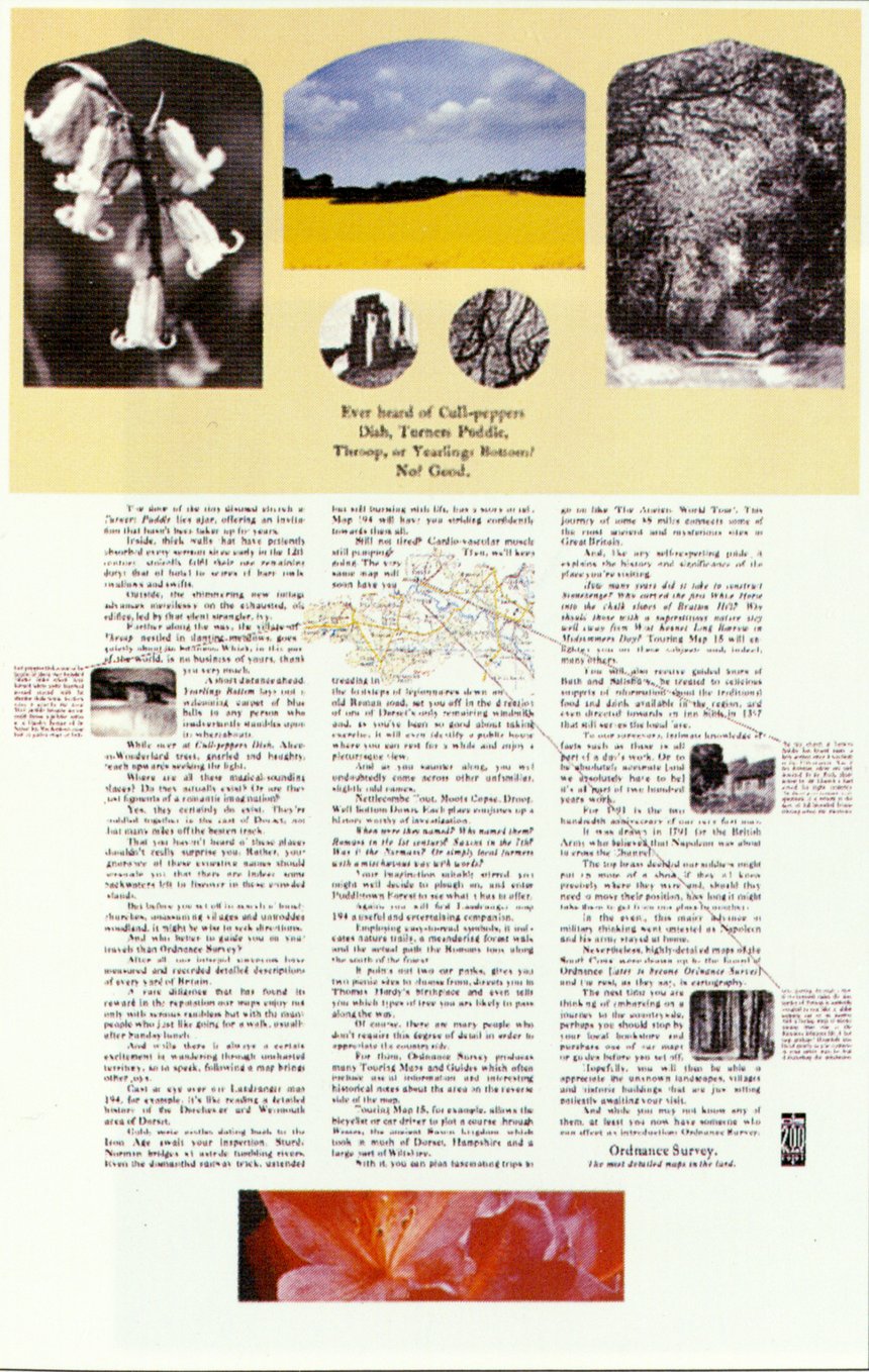 Ordnance Survey | Ordnance Survey | D&AD Awards 1992 Pencil Winner ...