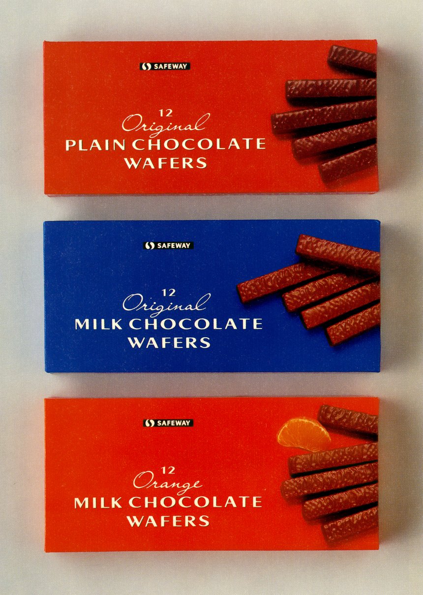 Chocolate Wafers | Safeway PLC | D&AD Awards 1993 Pencil Winner | Range ...