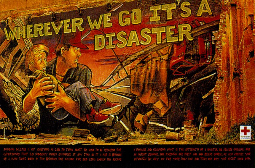 Red Cross - Graffiti | New Zealand Cross | D&AD Awards 1996 Pencil ...