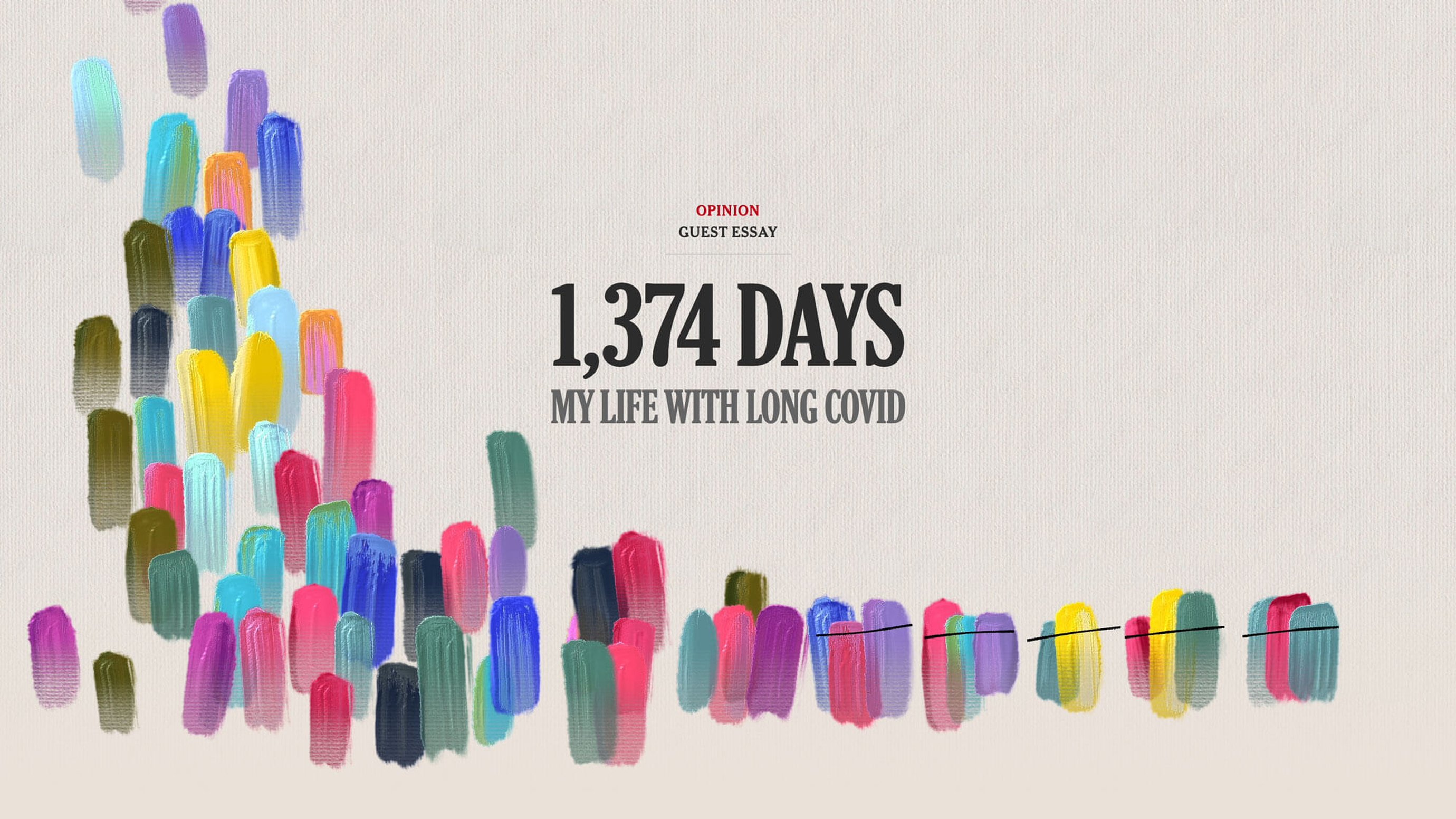 This New York Times article used data visualisation to show a human ...